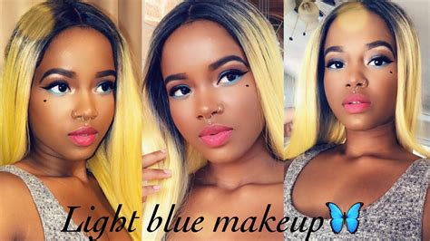 Light Blue Makeup Tutorial Youtube