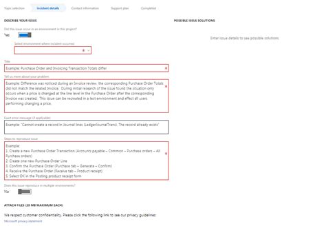 Dynamics 365 Finance And Operations Talk D365 Support Ticket Using Lcs