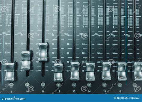 Sound Music Mixer Control Panel Stock Photo Image Of Musician Industry