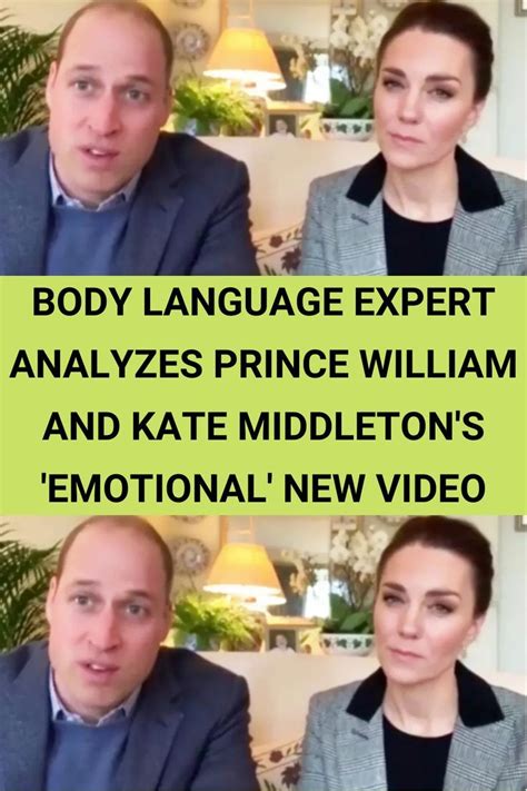 Body Language Expert Analyzes Prince William And Kate Middletons