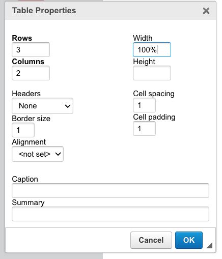 Table In Send An Email Action Community