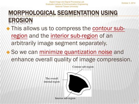 Ppt Improved Shape Adaptive Image Compression By Morphological