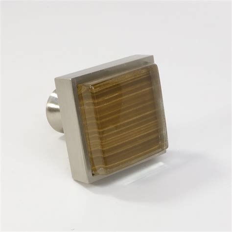 Square Glass Kitchen Cabinet Knobs