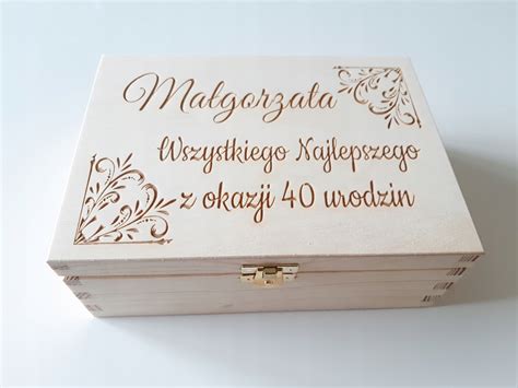 PUDEŁKO NIEZBĘDNIK PREZENT 18 30 40 50 URODZINY 14005888277 Allegro pl