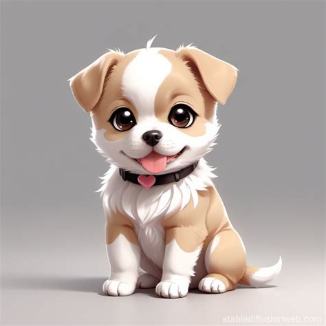 Adorable Dogs In Anime Stable Diffusion Online
