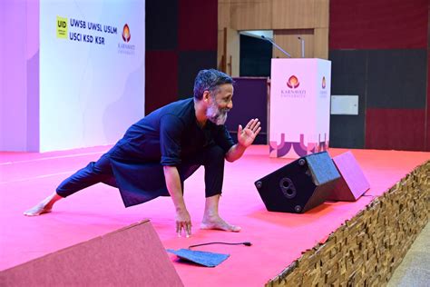 Kalaripayattu Workshop By D Padmakumar Pappan Sir Karnavati University