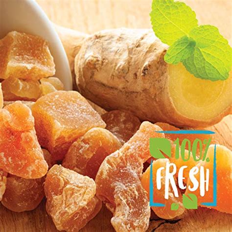 Dried Crystallized Ginger Chunks 16 Oz Unsulphured Dried Ginger Candy Candied Ginger Chunks
