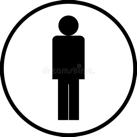 Symbole Dhomme Illustration De Vecteur Illustration Du Vecteur 4577143