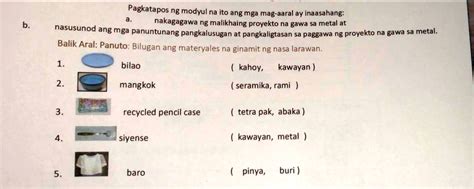 SOLVED Pakisagot Po Nito Hehe Pagkatapos Ng Modyul Na Ito Ang Mga Mag
