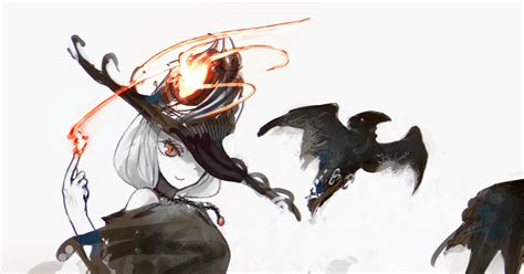 オリジナル 緋色の魔女 バイトのイラスト Pixiv