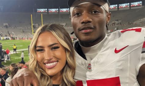 Carnell Tate S Girlfriend Goes Viral Before Ohio State S National Title Game The Spun