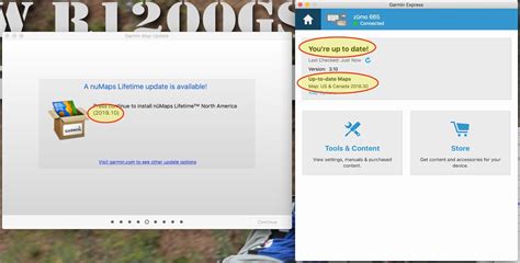 Garmin Express Shows Old Map Garmin Map Update Has New Map Garmin Express Mac Mac Windows