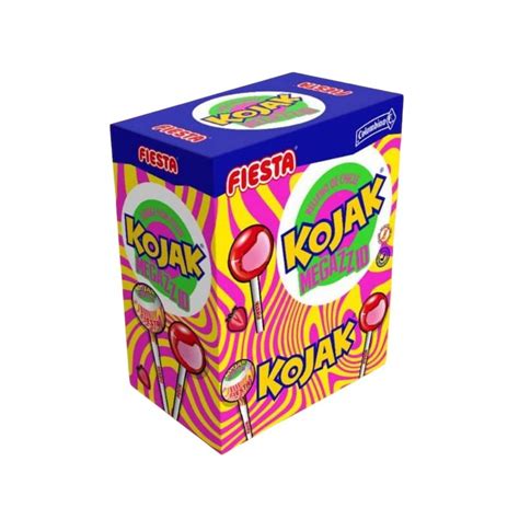 Fiesta Kojak Megazzid Chewing Gum Filling 100u