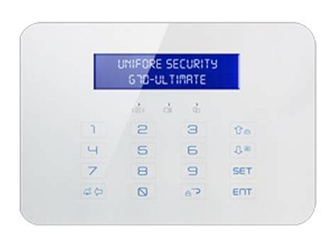 Lcd Display Touch Keypad Gsmpstn Alarm System Vicedeal