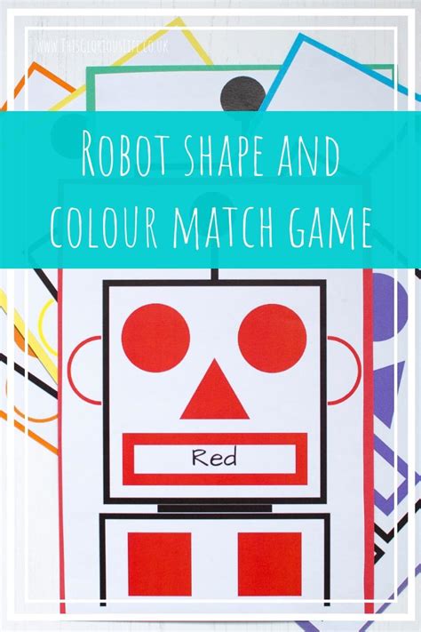 Robot Shape And Colour Match Game Bostikbloggers This Glorious Life