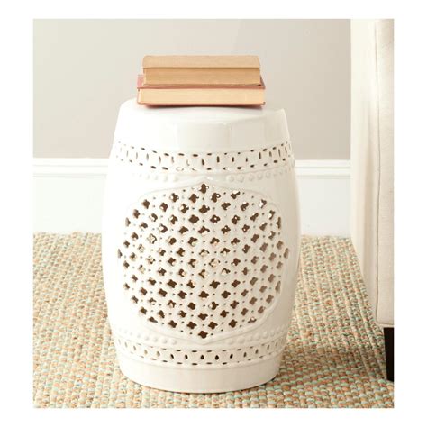 Safavieh Quatrefoil Garden Stool 8082303 Hsn