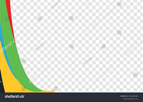 Multi Colored Frame Template Writing Text Vector Stock Vector Royalty Free 2430460783