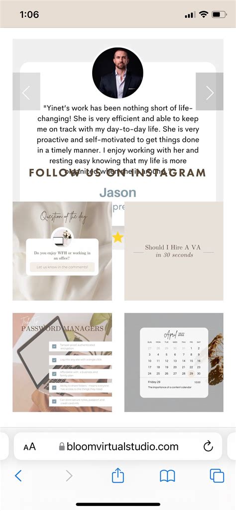Mobile View Of Gallery Carousel Getting Started With Squarespace