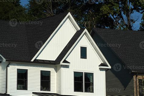 Dutch Roof In Usa House Upper Middle Class New Building 17363981 Stock