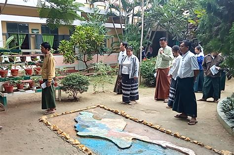 စစ်ကိုင်းမြို့တွင် စိမ်းလန်းစိုပြည်သန့်ရှင်းသော ကျောင်းဆု ယှဉ်ပြိုင