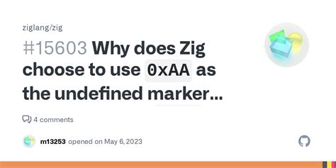 Why Does Zig Choose To Use 0xAA As The Undefined Marker Byte Instead
