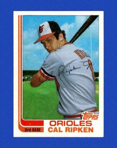 1982 Topps Traded Set Break 98t Cal Ripken Jr Rc Nm Mt Or Better