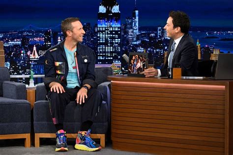 Chris Martin Helps Jimmy Fallon Impersonate Bruce Springsteen