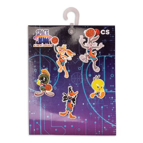 Jibbitz Crocs X Space Jam 2 Character 5 Pack Jibbitz é Na Magicfeet