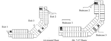 Plane Structure Layout Of The Building Download Scientific Diagram