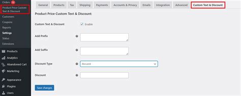 How To Set Up Elex Woocommerce Product Price Custom Text Before And After Text And Discount