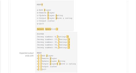 Solved 1715 Lab Program Soccer Team Roster