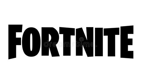 Logotipo Blanco Del Vector De Fortnite En Fondo Texturizado Negro