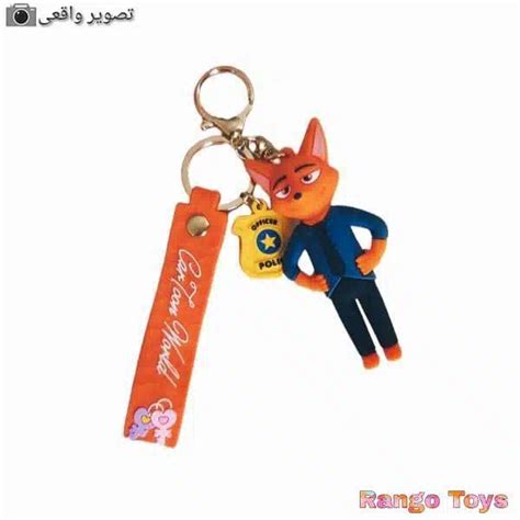 خرید و قیمت جاکلیدی سیلیکونی مدل روباه نیک وایلد