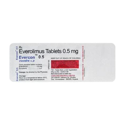 Evercon 05mg Tablet Uses Price Dosage Side Effects Substitute