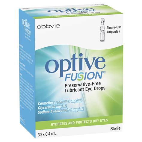 Buy Optive Fusion Eye Drops 30 X 0 4ml Online At Chemist Warehouse®