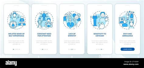 Walkthrough Codependent Relationship With Blue Line Icons Stock Vector Image And Art Alamy