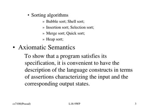 Ppt Axiomatic Semantics Powerpoint Presentation Free Download Id3214959