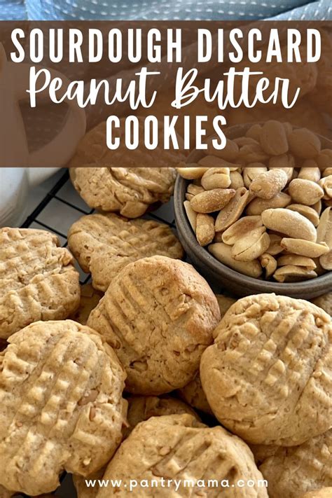 Sourdough Discard Peanut Butter Cookies Chewy With Crispy Edges The Pantry Mama