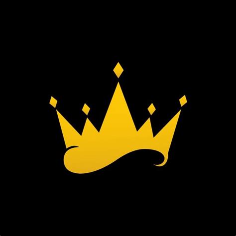 корона вектор изолированные на черном фоне Png корона клипарт корона
