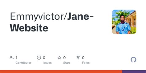 Github Emmyvictor Jane Website