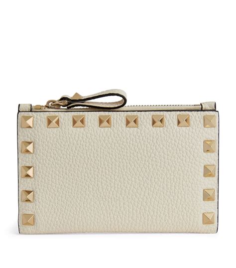 Womens Valentino Garavani Ivory Valentino Garavani Leather Rockstud