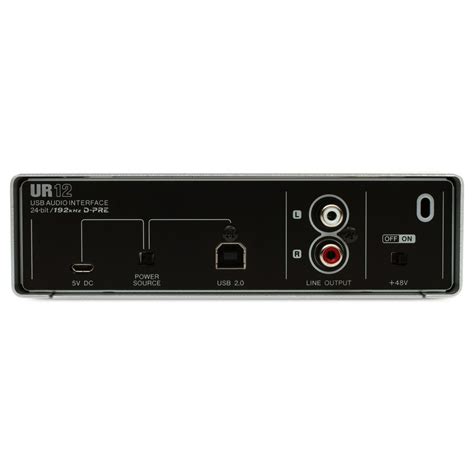 Steinberg Ur 12 Usb Audio Interface Ios Ready At Gear4music