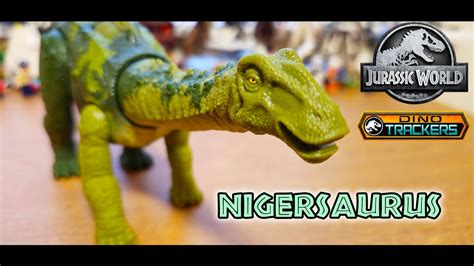 Jurassic World Dino Trackers Nigersaurus Review Youtube