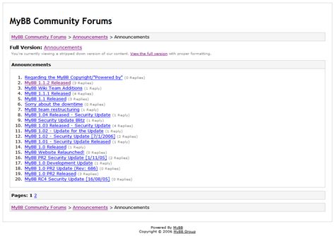 Lite Archive Mode Mybb Documentation