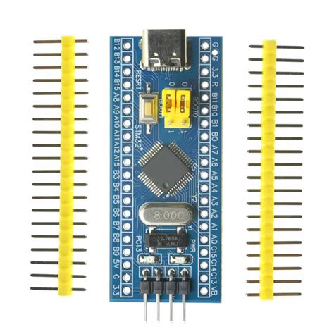 stm32f103c8t6 arm cortex m3 bluepill type c usb 72mhz cpu 64k flash spi can i2c uart minimum