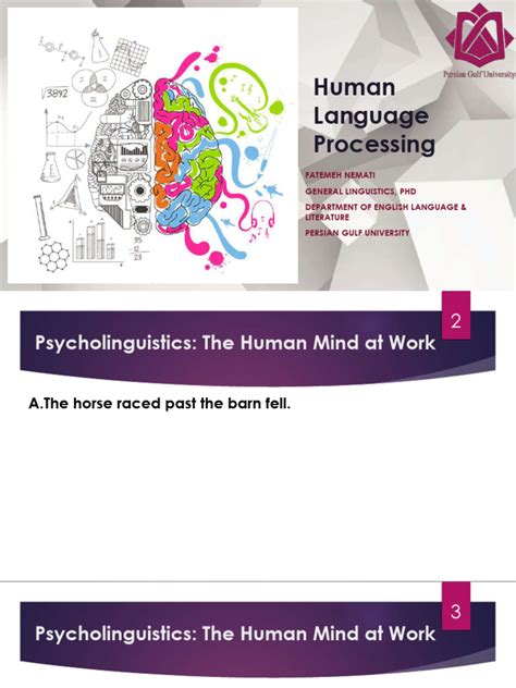 Human Language Processing Pdf Word Parsing