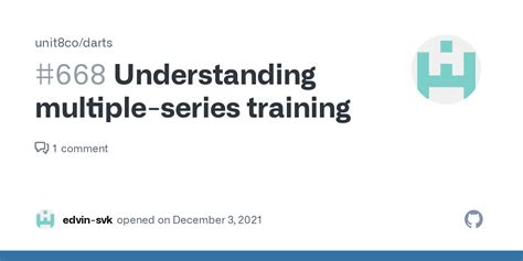 understanding multiple series training · issue 668 · unit8co darts