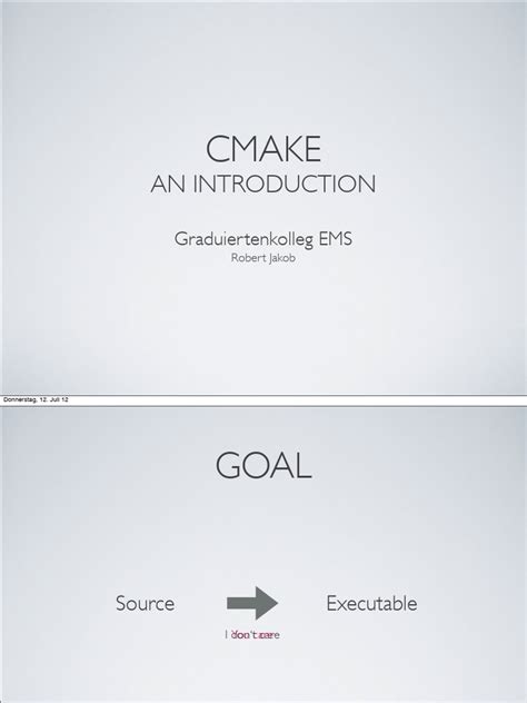 cmake an introduction pdf computer programming computing