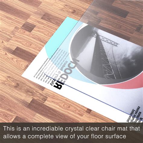 Office Chair Mat For Hardwood Floor 18 Thick 48 X 40