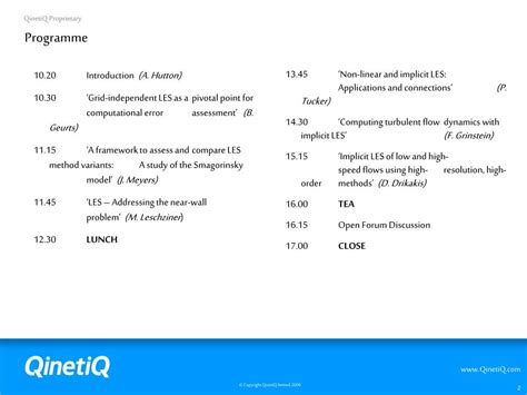 Ppt Classical Versus Implicit Large Eddy Simulation Differences Similarities And